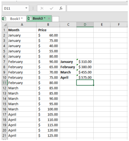Excel formula: Sum every n rows - Excelchat