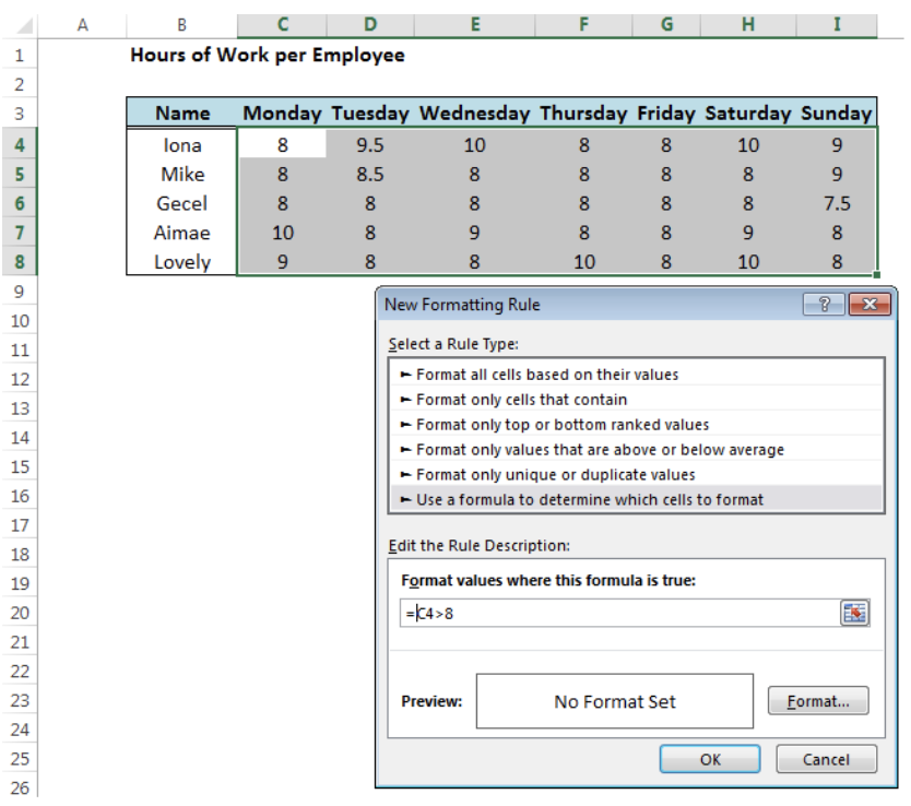 How to Use Conditional Formatting Based on the Contents of a Cell ...