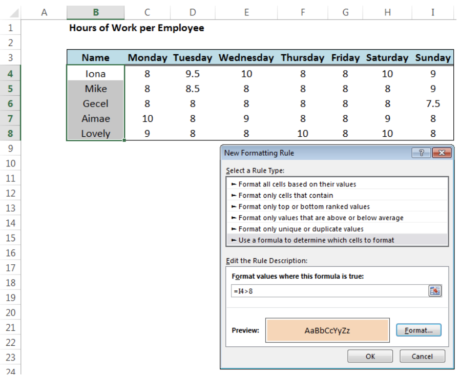 How to Use Conditional Formatting Based on the Contents of a Cell ...