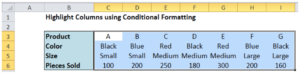 Use Conditional Formatting to Highlight a Row or Column | Excelchat
