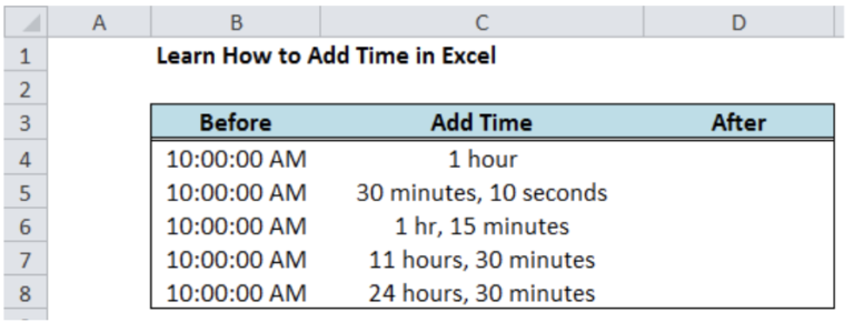 Learn How to Add Time in Excel | Excelchat