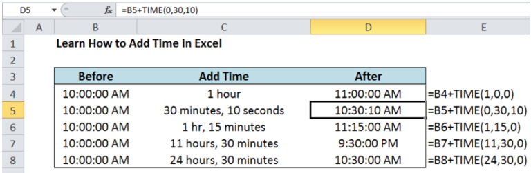 Learn How to Add Time in Excel | Excelchat