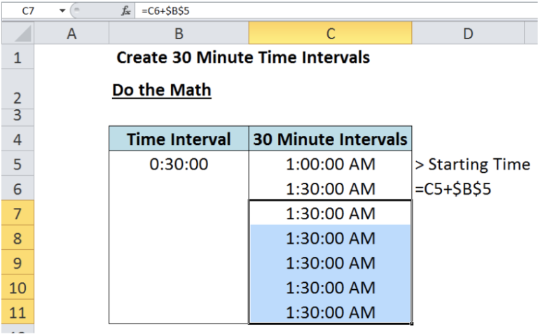 Learn How to Determine Time Intervals in Excel | Excelchat