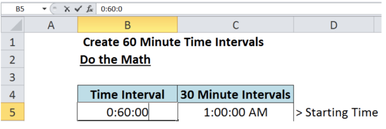 Learn How to Determine Time Intervals in Excel | Excelchat