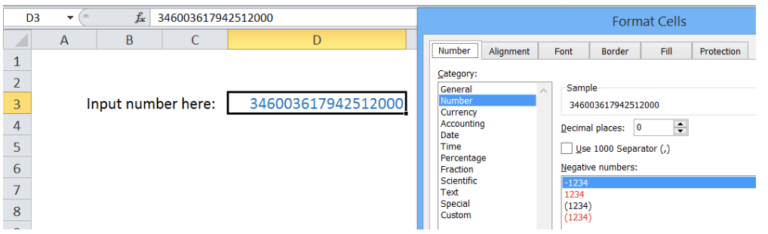 How to Get Excel to Stop Rounding Your Numbers | Excelchat