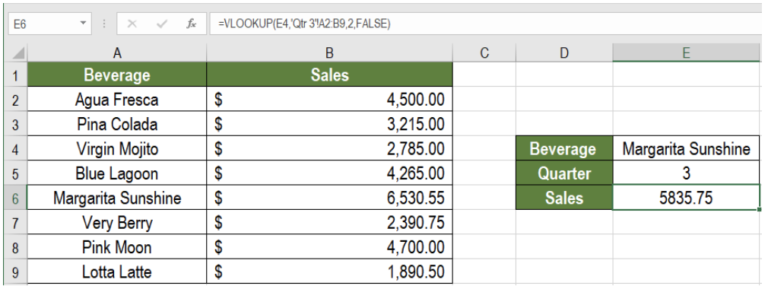 How to Apply a VLOOKUP Between Worksheets | Excelchat