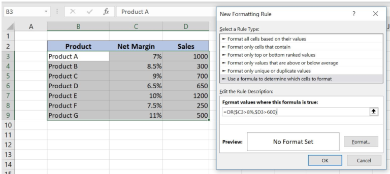 Discover How to Use the OR Function of Conditional Formatting | Excelchat