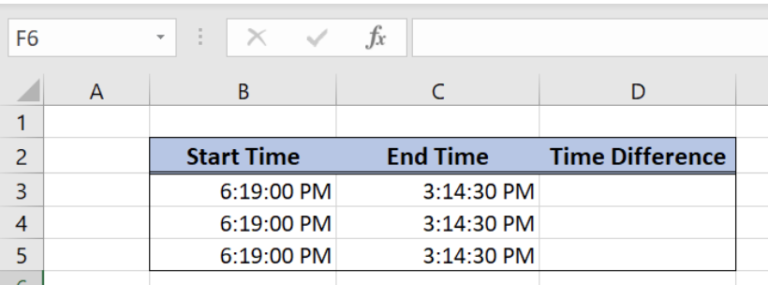 Discover How to Make a Time Difference Calculation in Excel | Excelchat