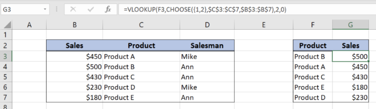 How to Make VLOOKUP Reference Left Column in Excel | Excelchat