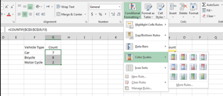 Using the COUNTIF Function of Excel's Conditional Formatting | Excelchat
