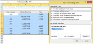 How to Apply Conditional Formatting to Blank Cells | Excelchat