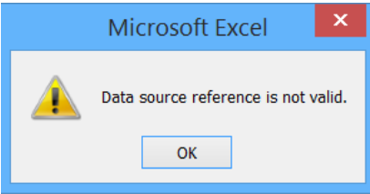 Correcting the Source Reference not Valid Error in a Pivot Table | Excelchat