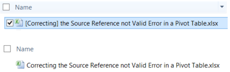 Correcting the Source Reference not Valid Error in a Pivot Table ...