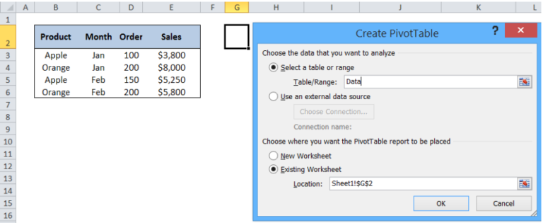 Correcting the Source Reference not Valid Error in a Pivot Table | Excelchat