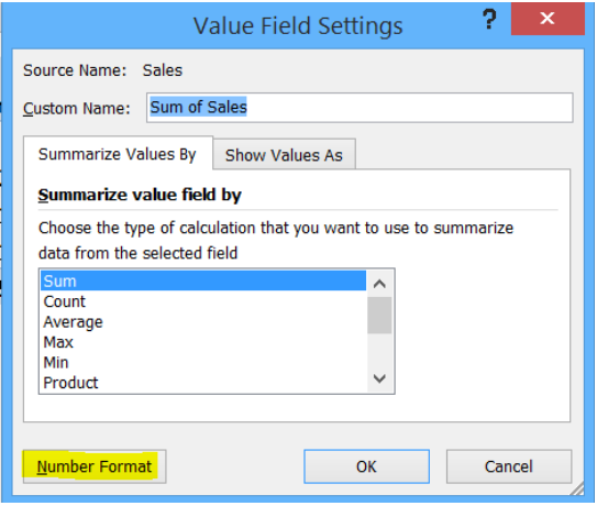 How To Format The Values Of Numbers In A Pivot Table Excelchat
