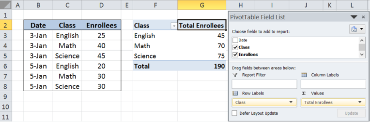 How to Refresh a Pivot Table in Excel | Excelchat
