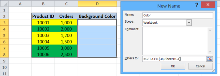 How to Use SUMIF to Sum Cells Based on Background Color | Excelchat
