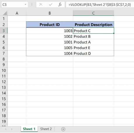 VLOOKUP from Another Sheet: Formula Examples | Excelchat
