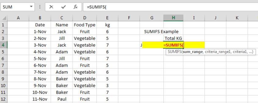 What is the Difference Between SUMIF vs. SUMIFS vs. SUMFPRODUCT? | Excelchat
