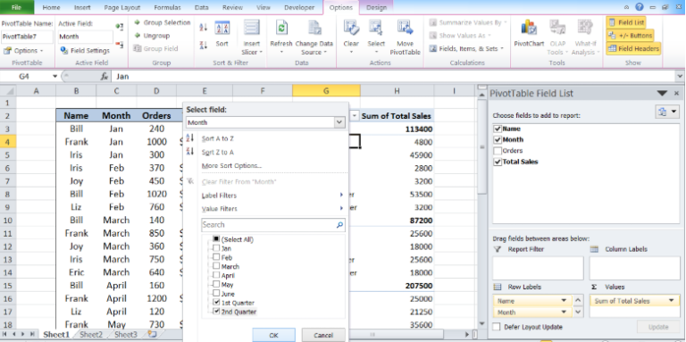 How to Calculate Pivot Table Data | Excelchat