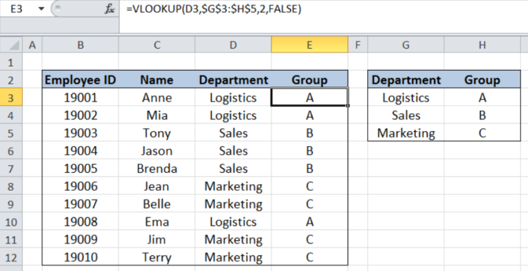 VLOOKUP with Table Array: 5 Best Practices | Excelchat