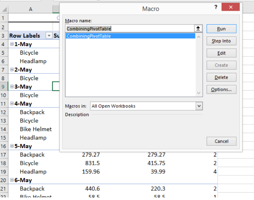 Combining Pivot Tables With Macros In Excel Excelchat