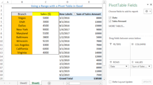Using a Range with a Pivot Table in Excel | Excelchat