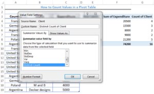 How to Count Values in a Pivot Table | Excelchat