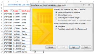 Learn How to Use the Pivot Table Wizard in Excel | Excelchat