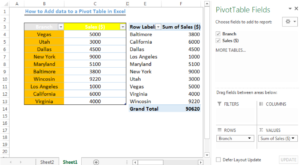 How to Add Data to a Pivot Table in Excel | Excelchat