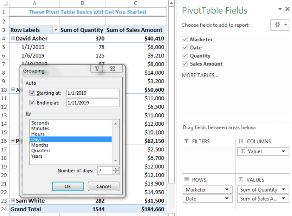 These Pivot Table Basics will Get You Started | Excelchat