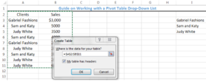 Here is a Guide on Working with a Pivot Table Drop Down List | Excelchat