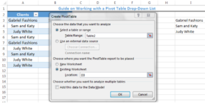 Here is a Guide on Working with a Pivot Table Drop Down List | Excelchat