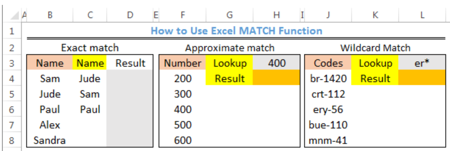 Here is How to Use Excel's MATCH Function | Excelchat