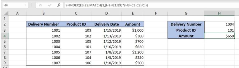 Learn How to Perform a Multi-Column Lookup in Excel | Excelchat