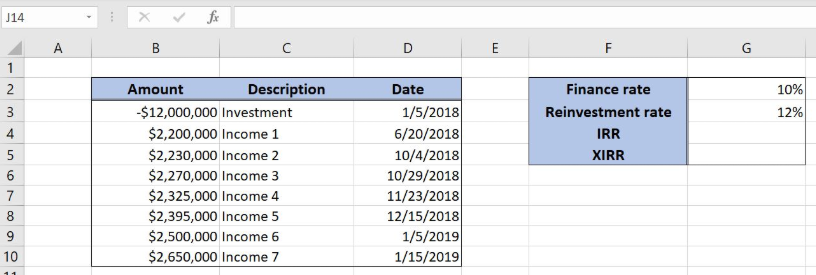 What is the Difference Between the IRR and XIRR Functions in Excel? | Excelchat