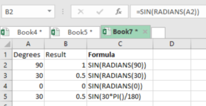 An Overview of the Excel SIN Function | Excelchat