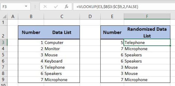 Find Out How to Randomize Data in Excel | Excelchat