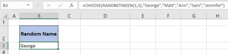 Find Out How to Generate Random Names in Excel | Excelchat