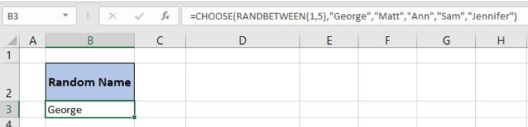 Find Out How to Generate Random Names in Excel | Excelchat
