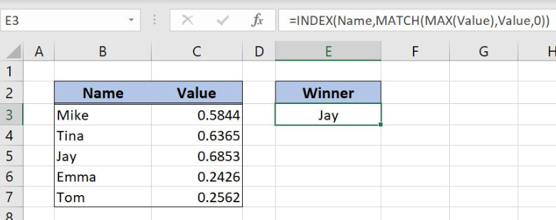 How to Use Excel to Set Up an Electronic Raffle | Excelchat
