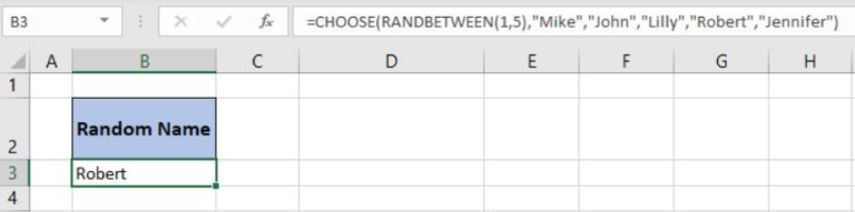 Here is How You Can Randomly Generate Words in Excel | Excelchat