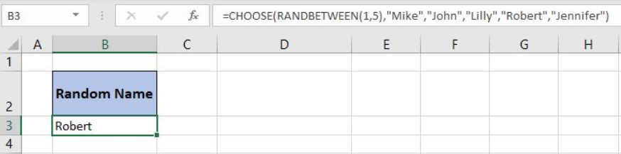 Here is How You Can Randomly Generate Words in Excel | Excelchat