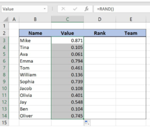 Learn How to Make a Random Pairing Generator in Excel | Excelchat