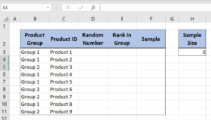 How to Create a Stratified Random Sample in Excel | Excelchat