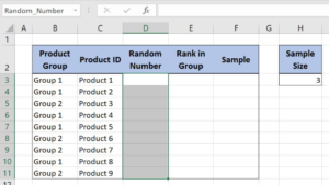 How to Create a Stratified Random Sample in Excel | Excelchat