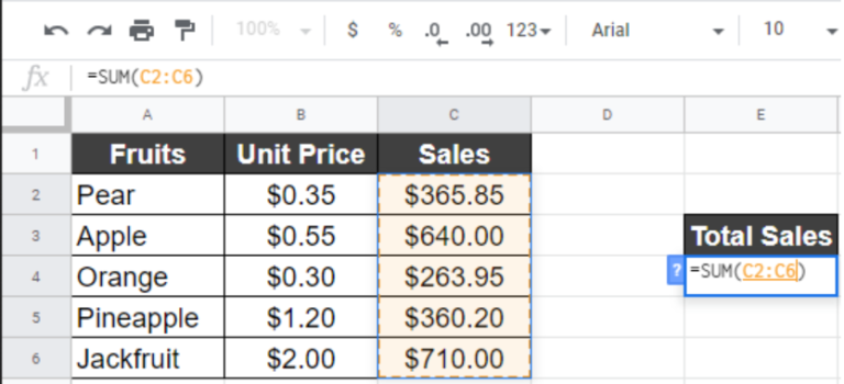 Excel Formula: How to use the Excel SUM function- Excelchat