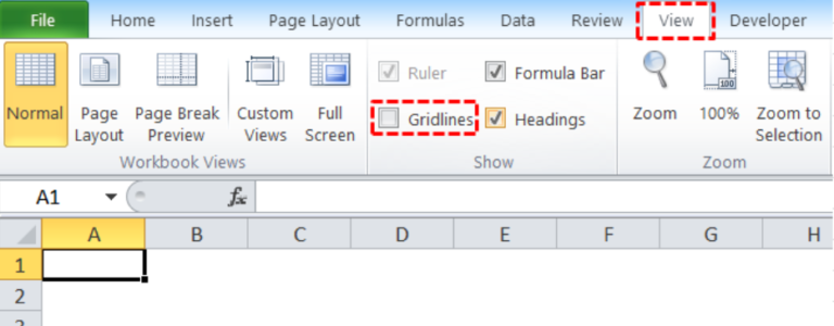 How to Remove, Add and Print Gridlines in Excel | Excelchat