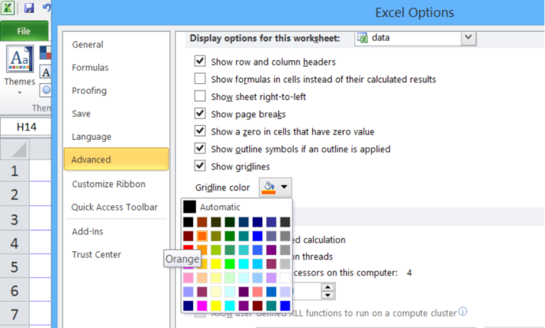 How to Remove, Add and Print Gridlines in Excel | Excelchat