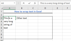 How to wrap text in Excel | Excelchat